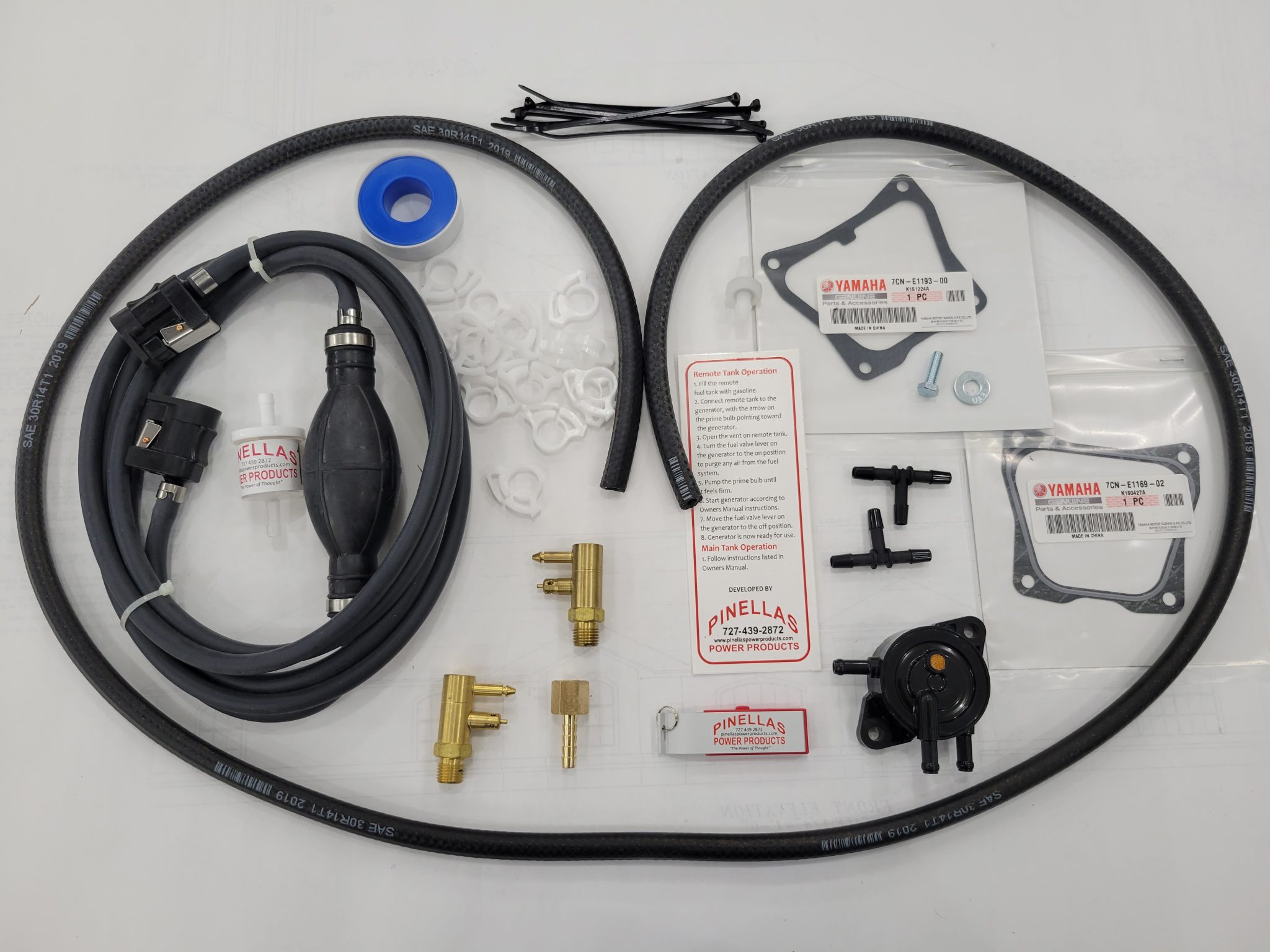 Yamaha EF3000iSEB Extended Run Time Fuel Kit with Internal fuel pump