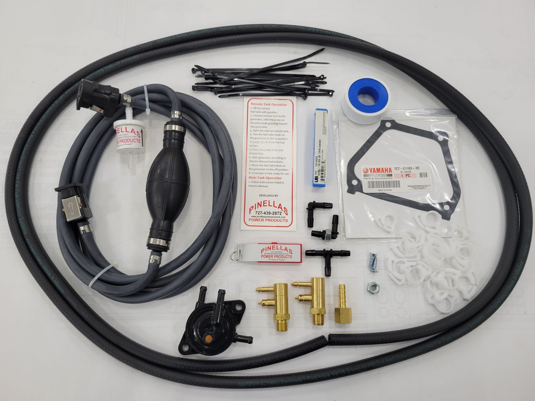 Yamaha EF6300iSDE Extended Run Time Fuel Kit with Internal fuel pump